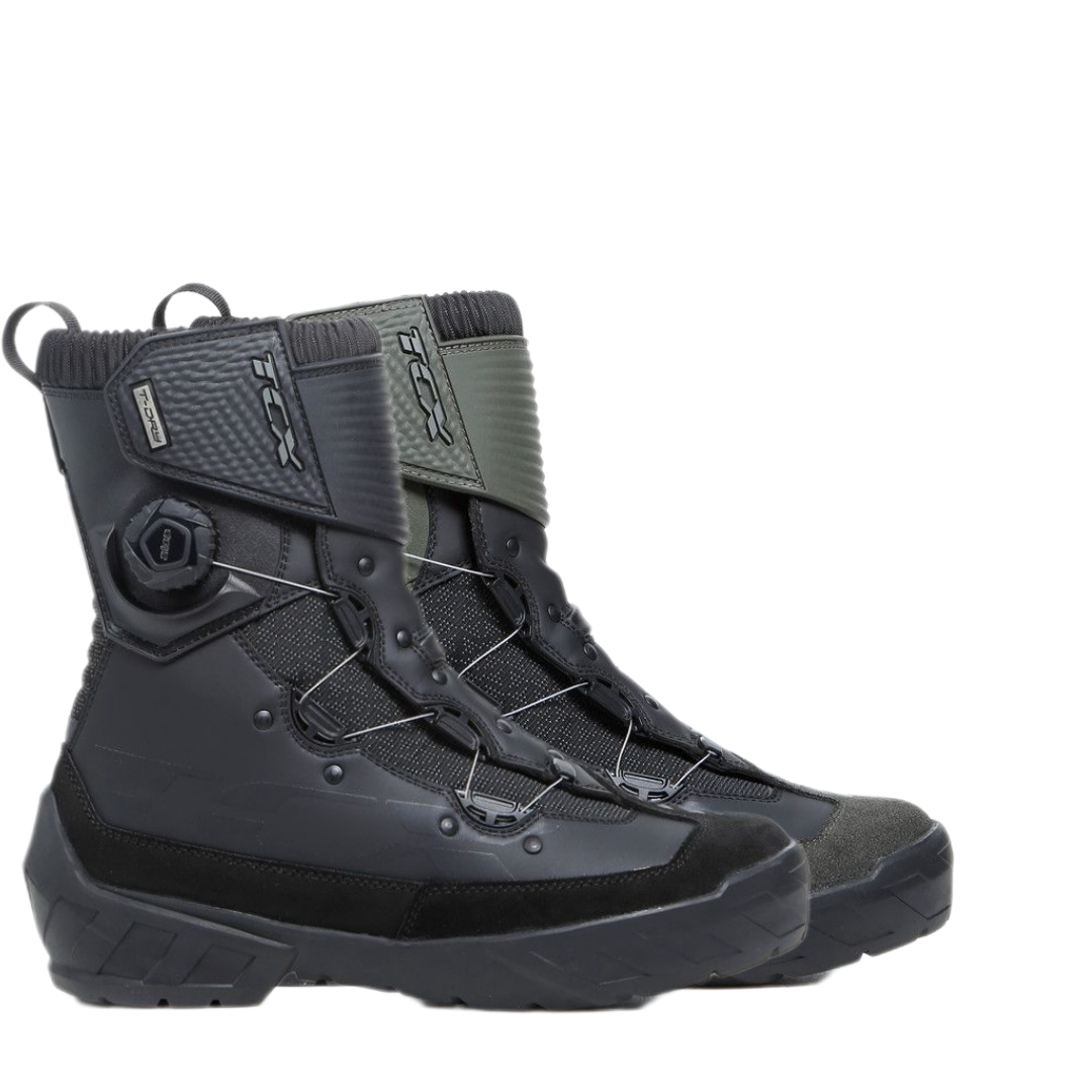 BOTA TCX INFINITY 3 MID WP BLACK/MILITARY-GREEN | FULL GAS MOTOR